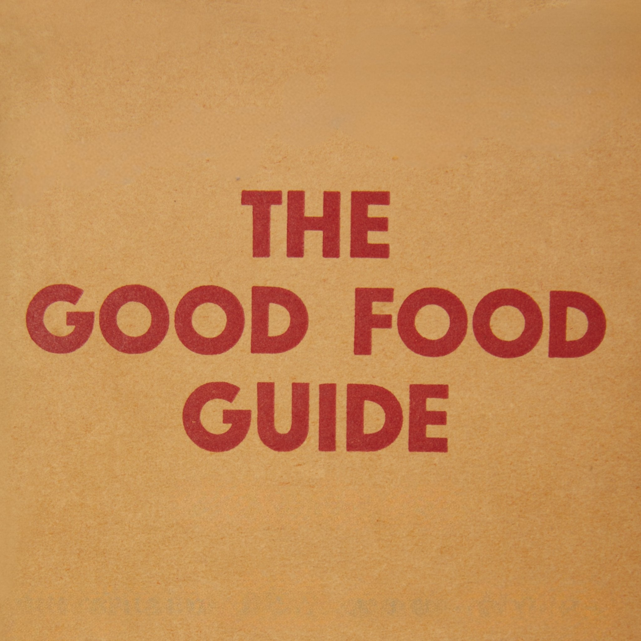 Good Food Guide Poster Prints – 1950s Book Covers – The Good Food Guide