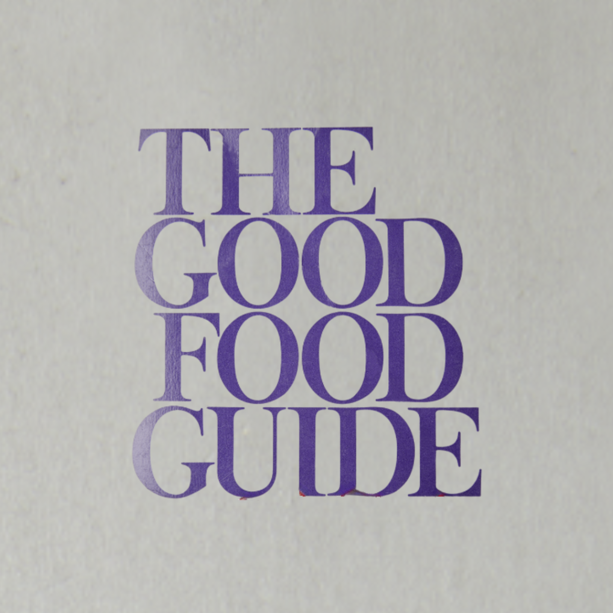 Good Food Guide Poster Prints – 1980s Book Covers – The Good Food Guide